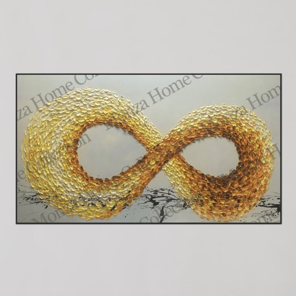 Modern Sign of Infinity-Yellow (80*160cm) • Monza Home Collection