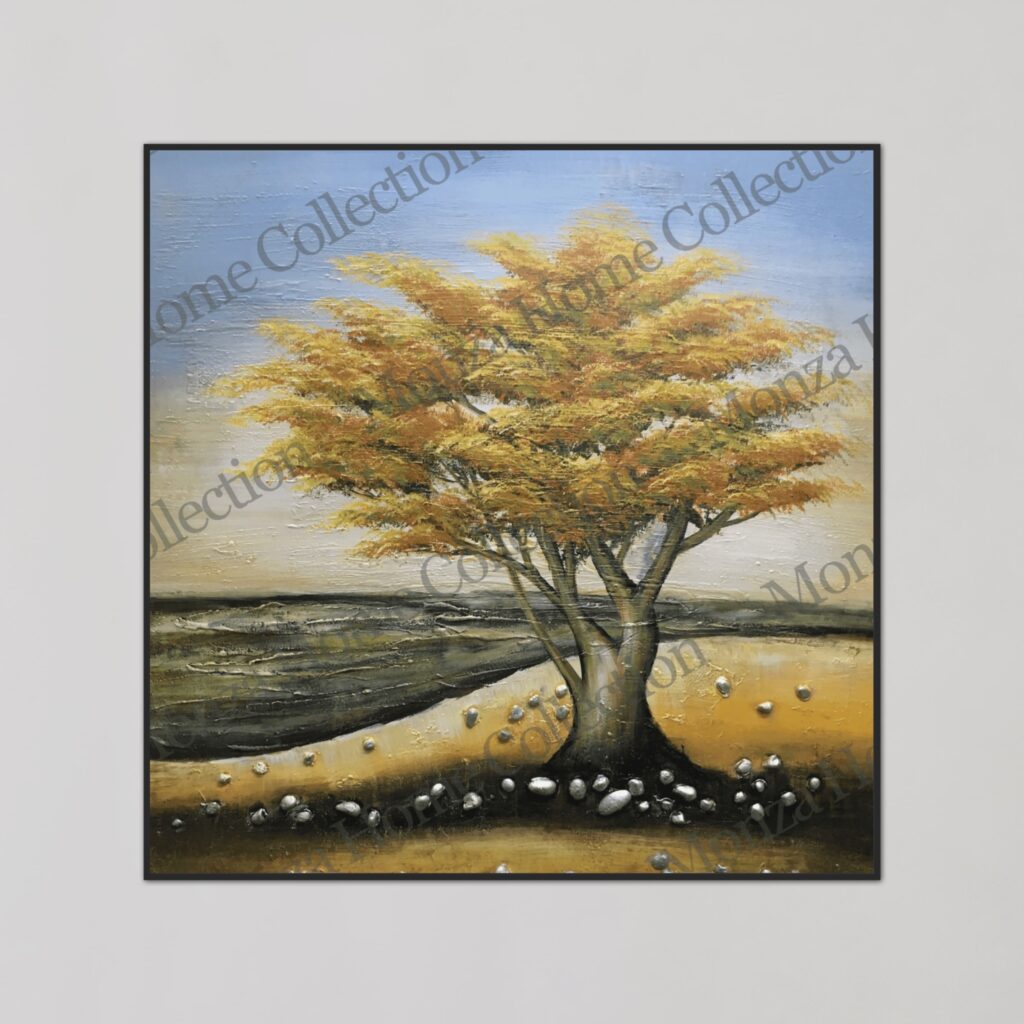 The Golden Olive Tree (100*100cm) – Monza Home Collection